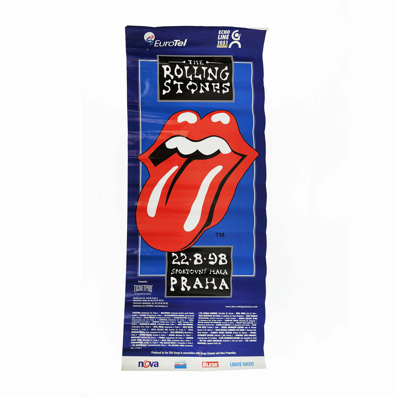 THE ROLLING STONES, BRIDGES TO BABYLON TOUR FLYER. Collectables - Music ...