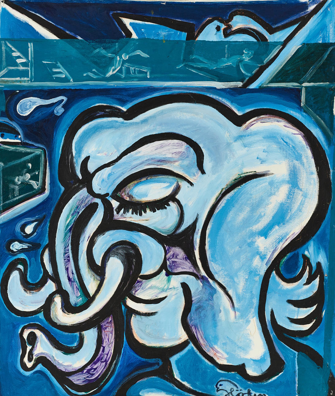 SVEN-ARNE “THE HAWK” HÖKENSTRÖM (Stockholm, 1947-2025). “Elephant Man ...