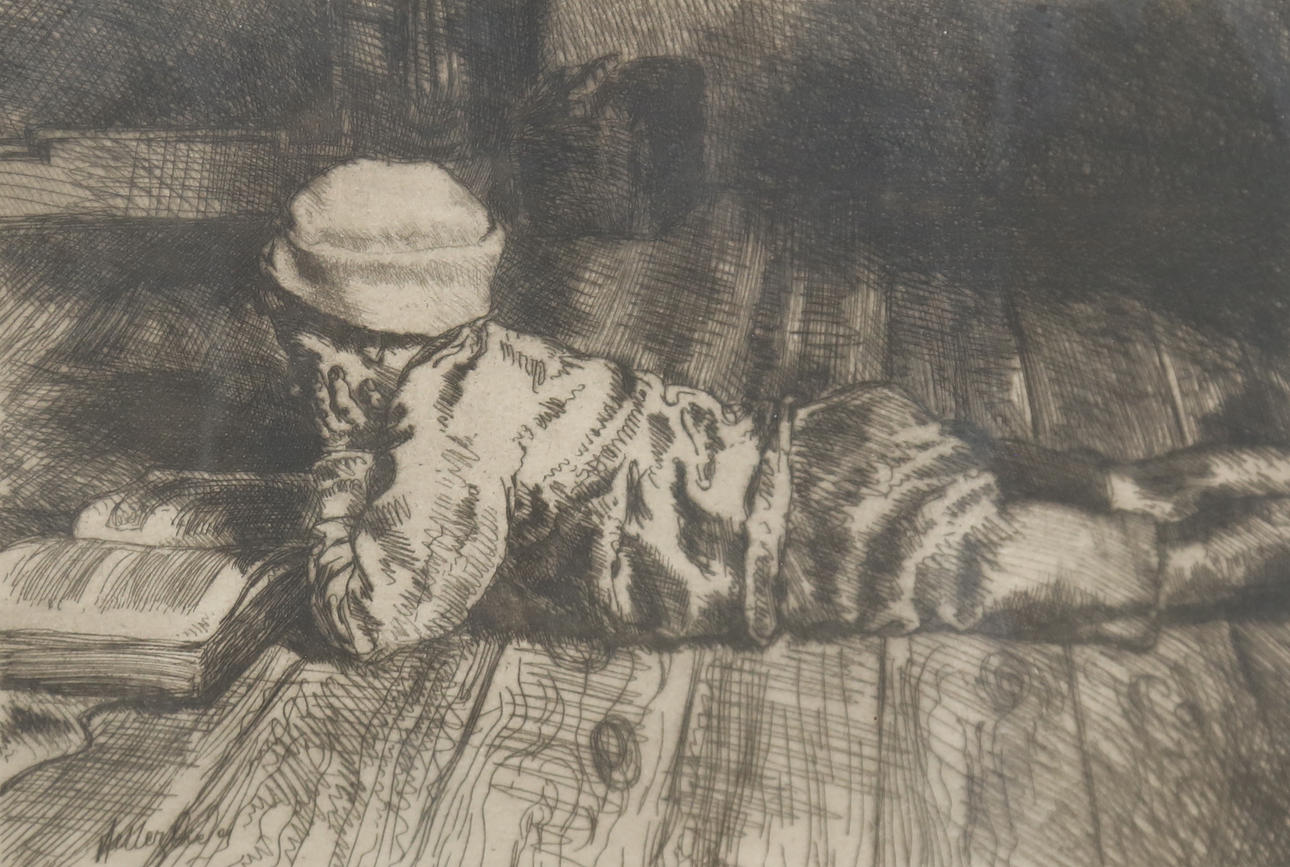 Two paintings by Anders Heller and Axel Tallberg. Art - Engravings ...