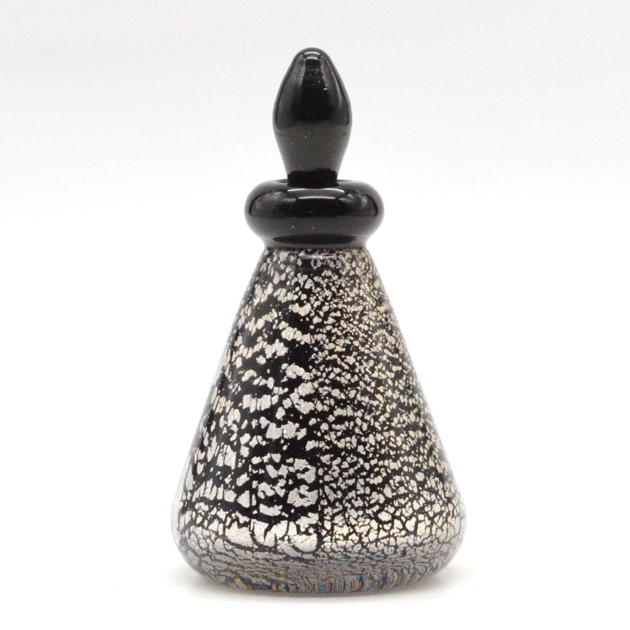 FRATELLI & TOSO. MURANO GLASS BOTTLE, MULTIPLE OVERLAPPING GLASS WITH ...