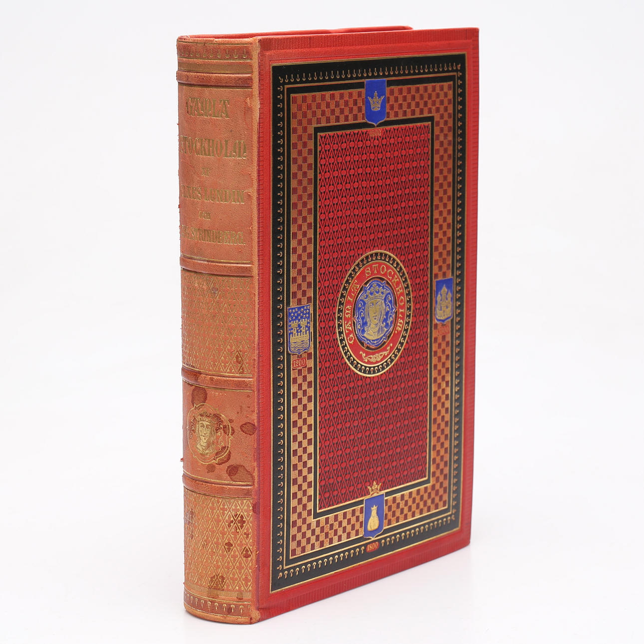 Book, “Old Stockholm”, Claes Lundin and August Strindberg, 1882. Books ...