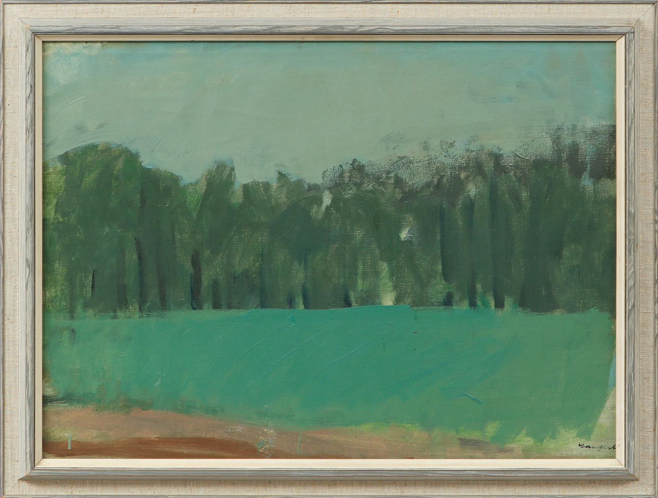 OLLE LANGERT. Landskap, olja på duk, signerad. Konst - Måleri - Auctionet