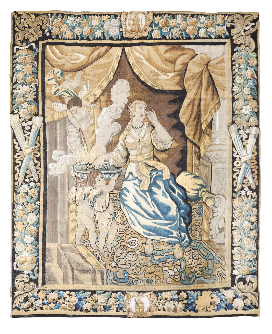A 17TH CENTURY FLEMISH TAPESTRY. Carpets & Textiles - European Carpets ...