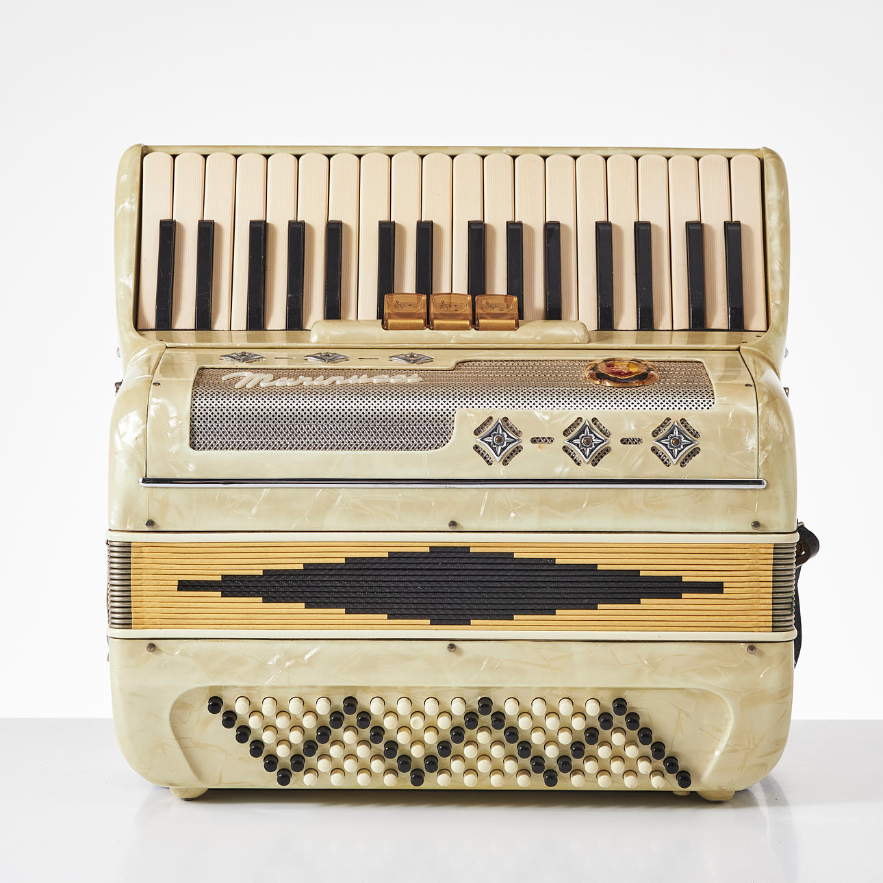A piano accordion Marinucci, second half of the 20th century, in case ...