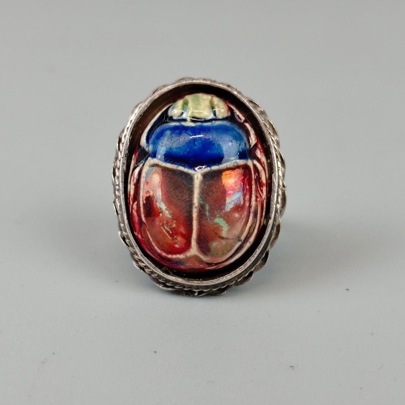 SILVER SCARAB RING. Jewellery & Gemstones - Rings - Auctionet