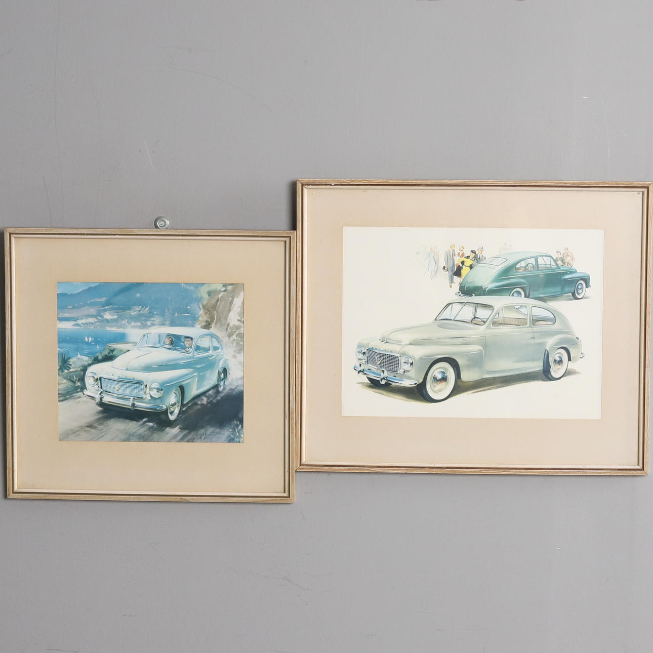 TAVLOR. 2 st. Tryck, "Volvo PV". Konst - Grafik - Auctionet