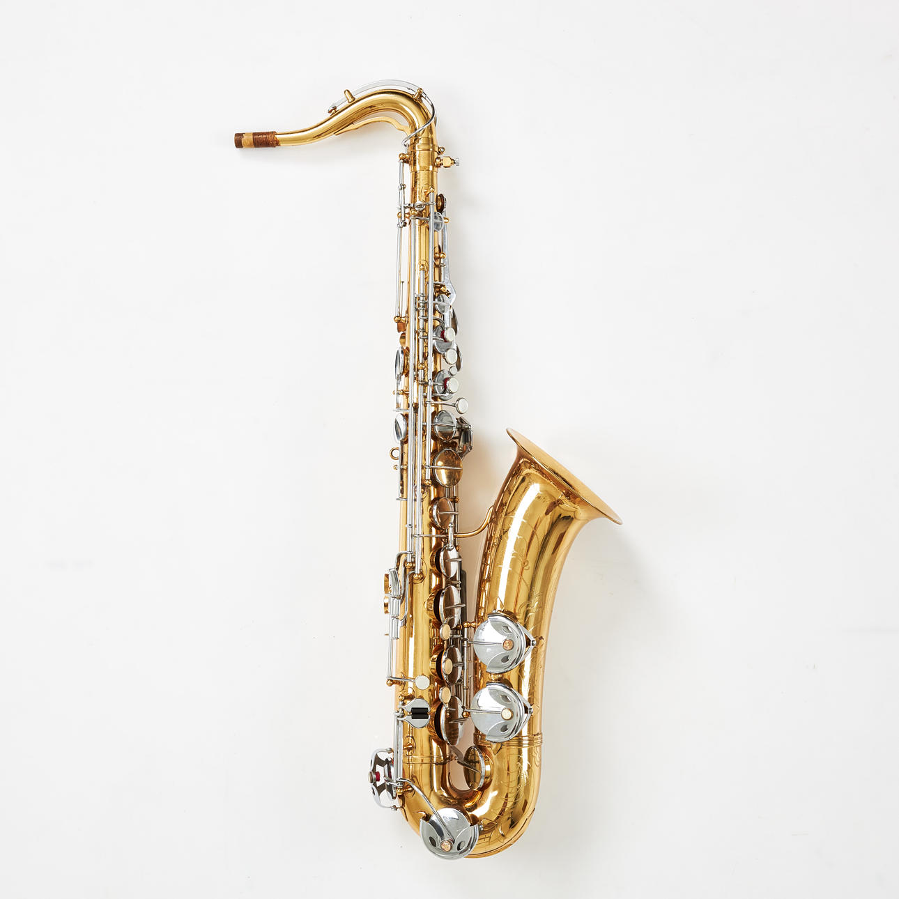 TENOR SAXOPHONE. Rico, (Begaeunir), Paris, brass, gold lacquering, 1950 ...