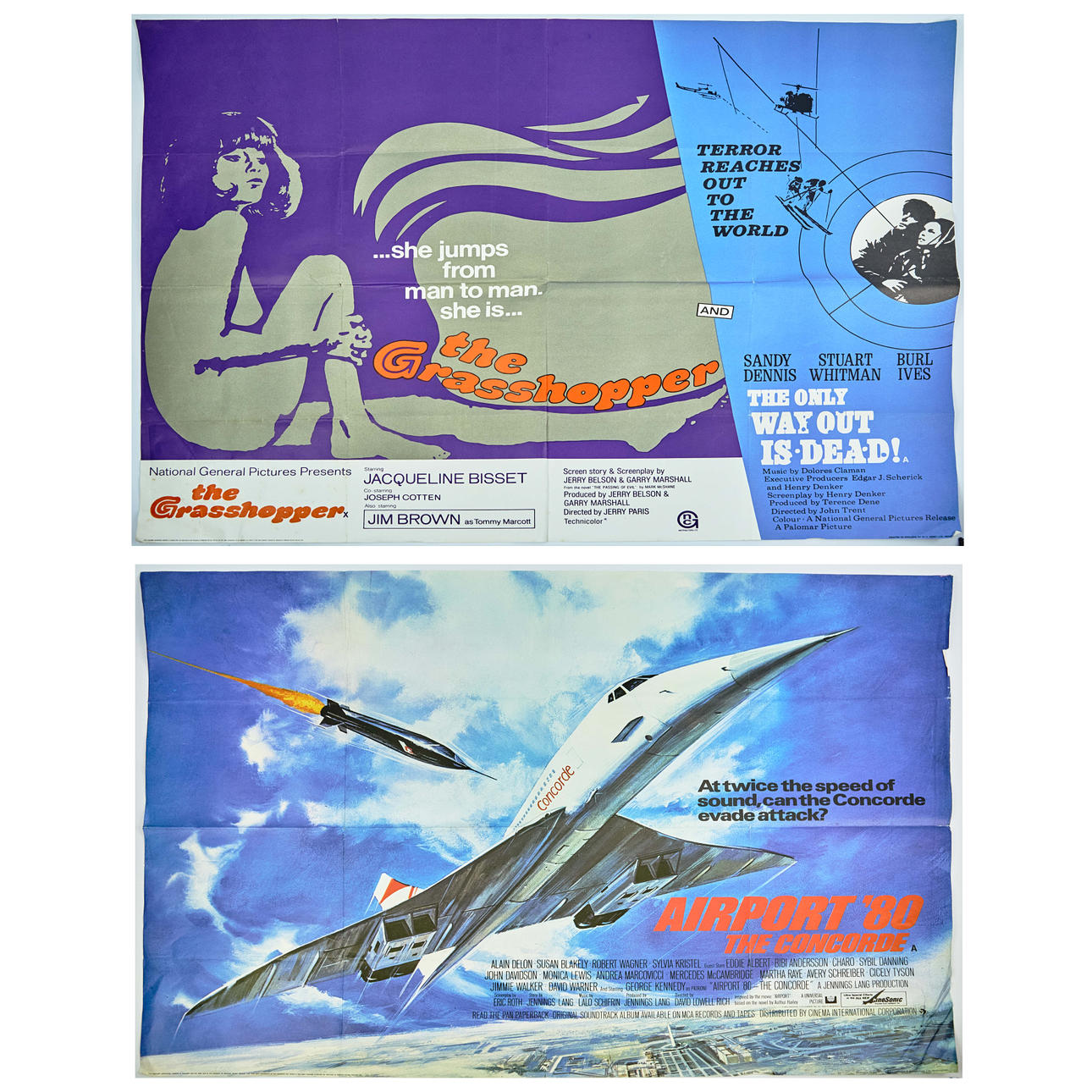TWO 1970s ORIGINAL BRITISH QUAD FILM POSTERS. Collectables - Movie ...