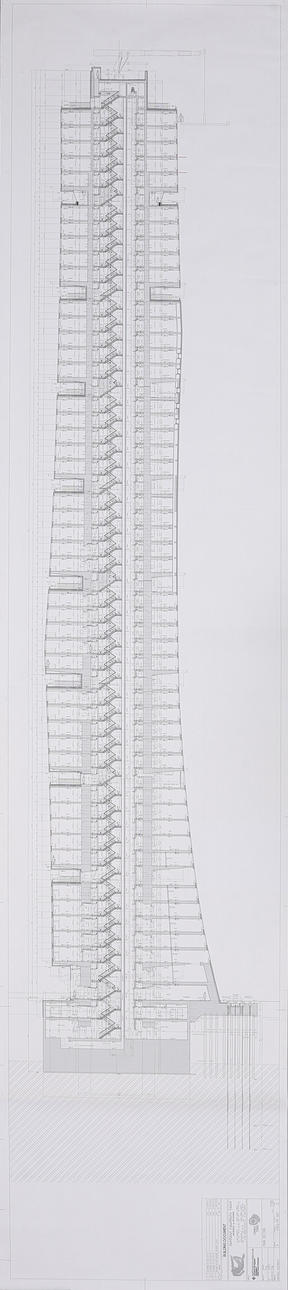 SANTIAGO CALATRAVA 1951-. CONSTRUCTION DEED, “TURNING TORSO, MALMÖ ...