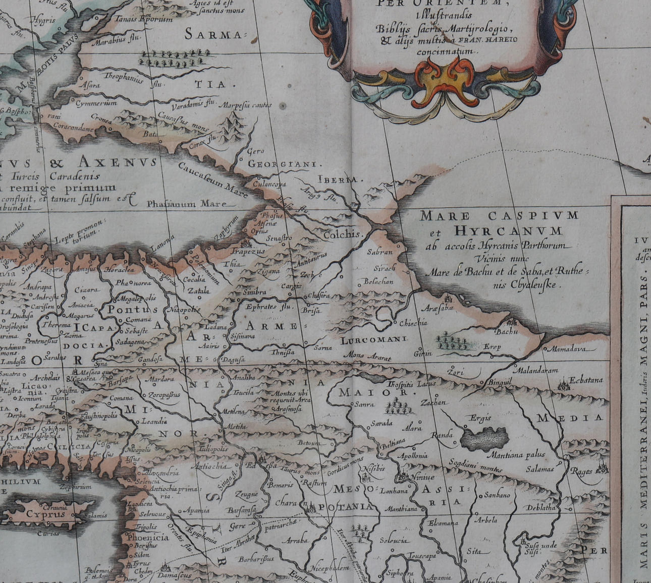AN 18TH CENTURY HAND COLOURED MAP OF THE MIDDLE EAST. Books, Maps ...