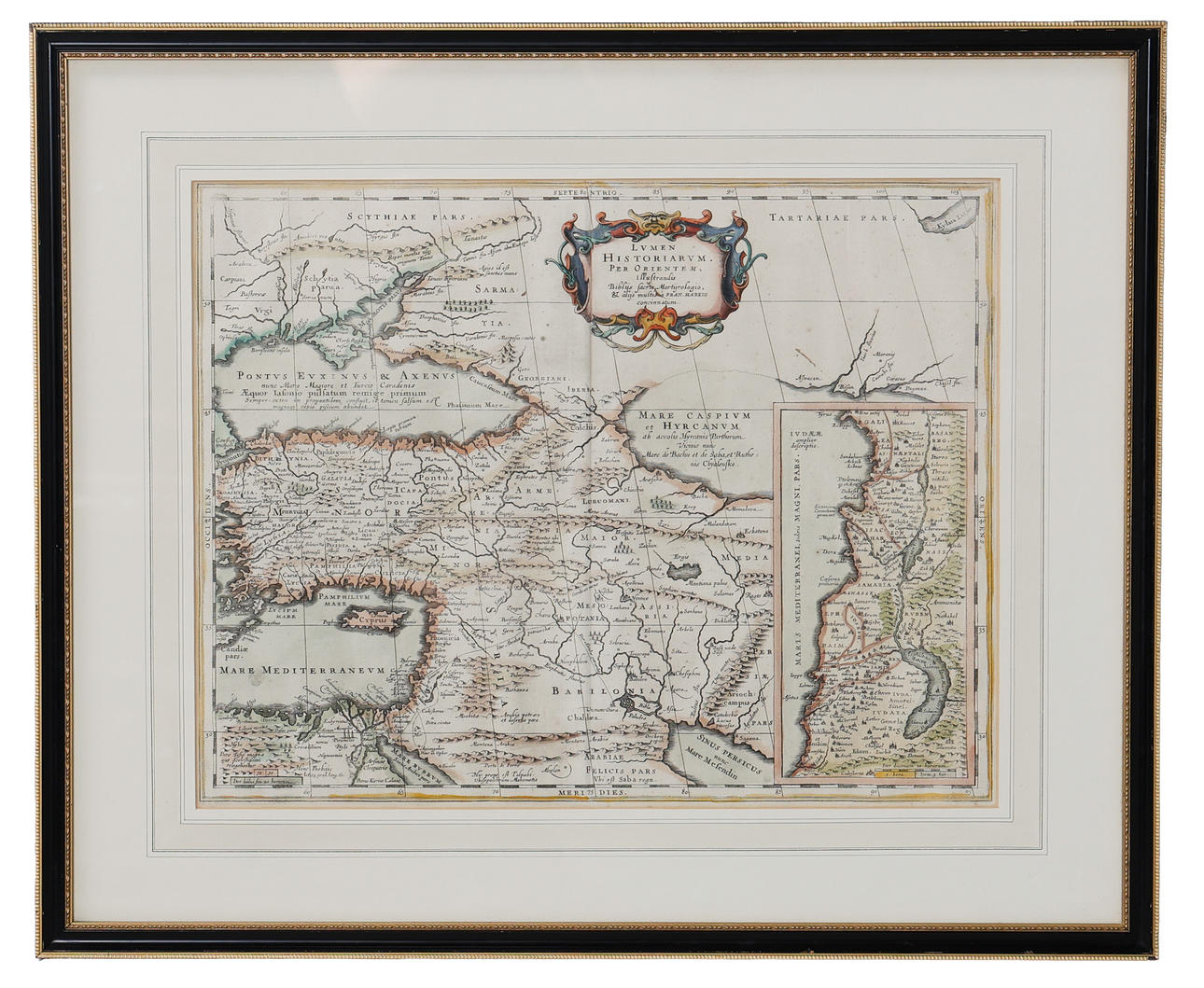 AN 18TH CENTURY HAND COLOURED MAP OF THE MIDDLE EAST. Books, Maps ...