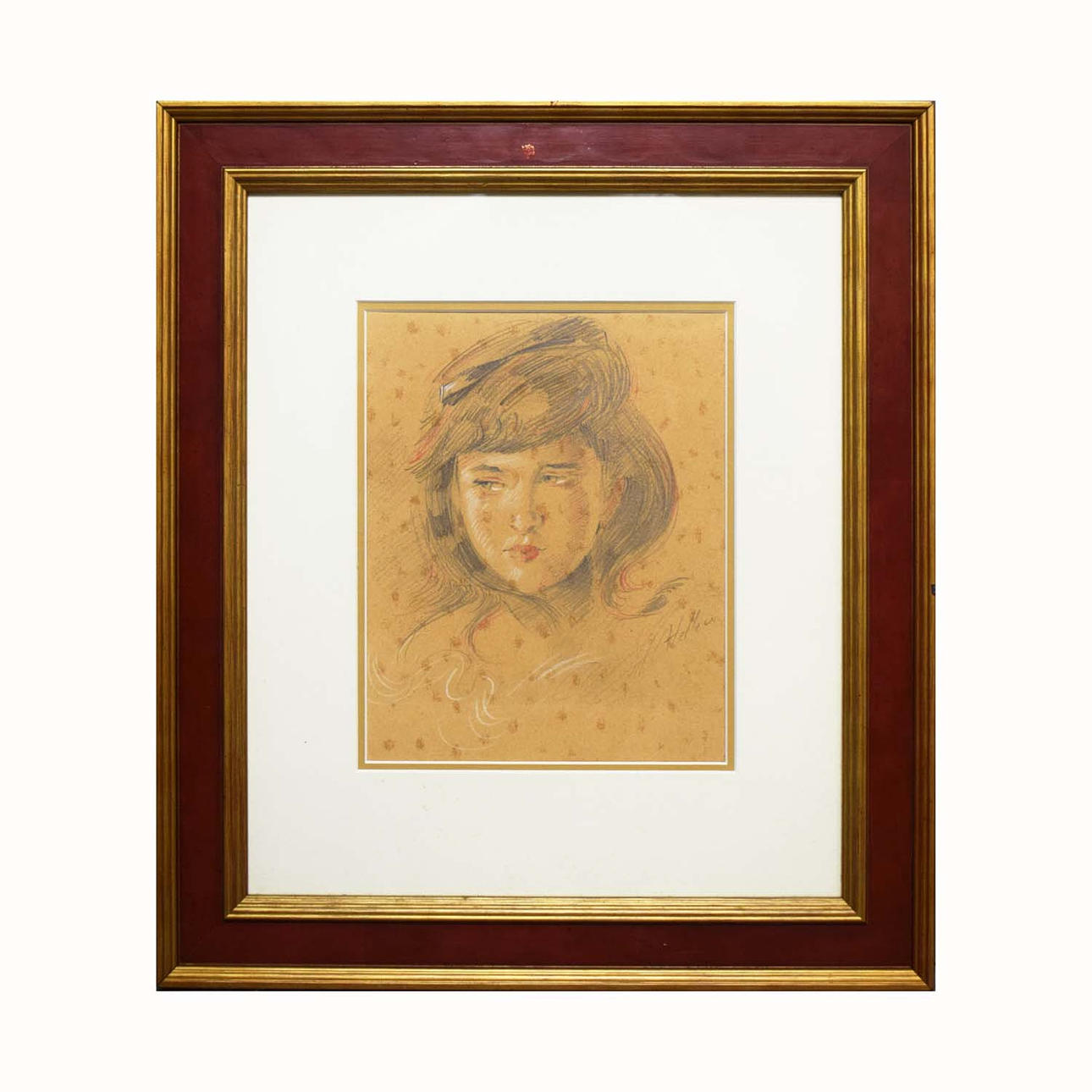 AFTER PAUL CESAR HELLEU. Portrait. Art - Engravings & Prints - Auctionet
