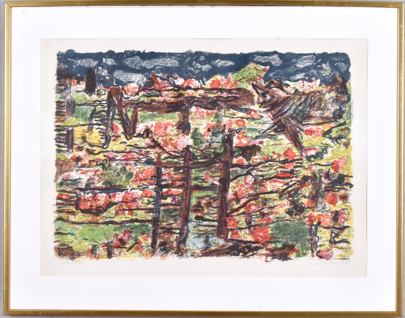 SVEN X:ET ERIXSON. Color lithography. Art - Engravings & Prints - Auctionet