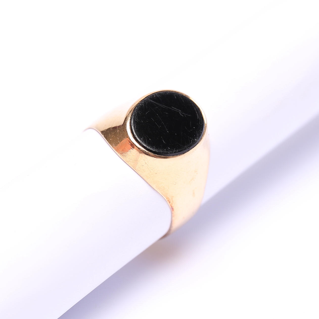 SIGNET RING, 18k, gold, weight approx 4,3 gram. Jewellery & Gemstones ...