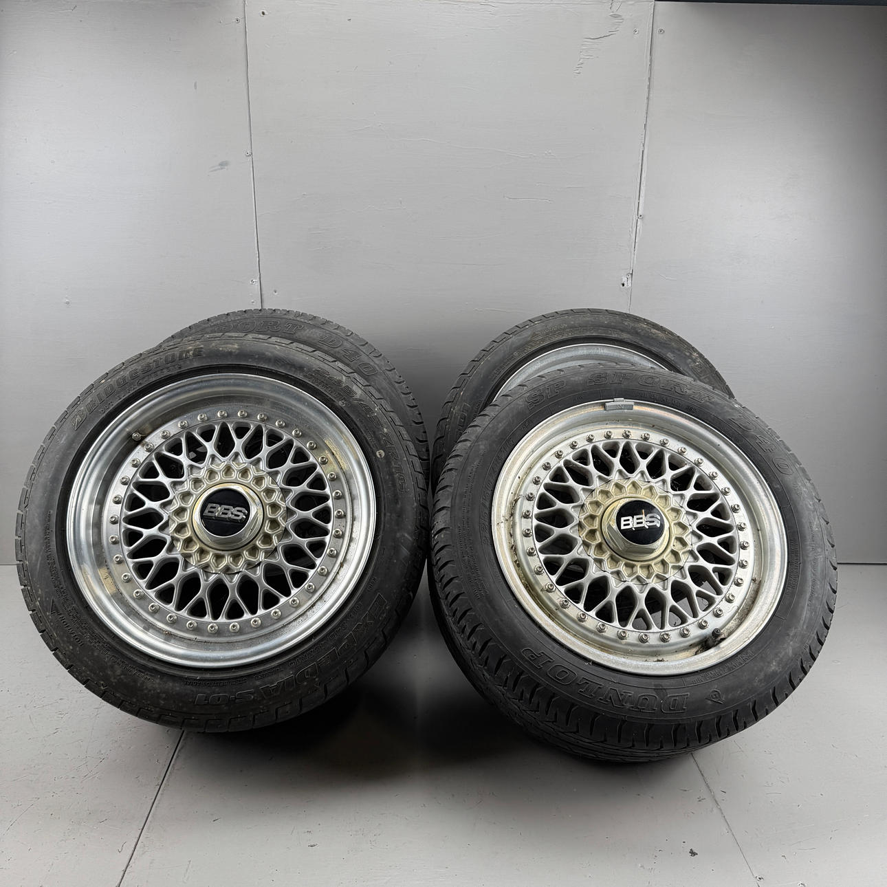 BBS, hjul, 4st, modell RS131 samt RS132, till Porsche 928, 1980-tal ...