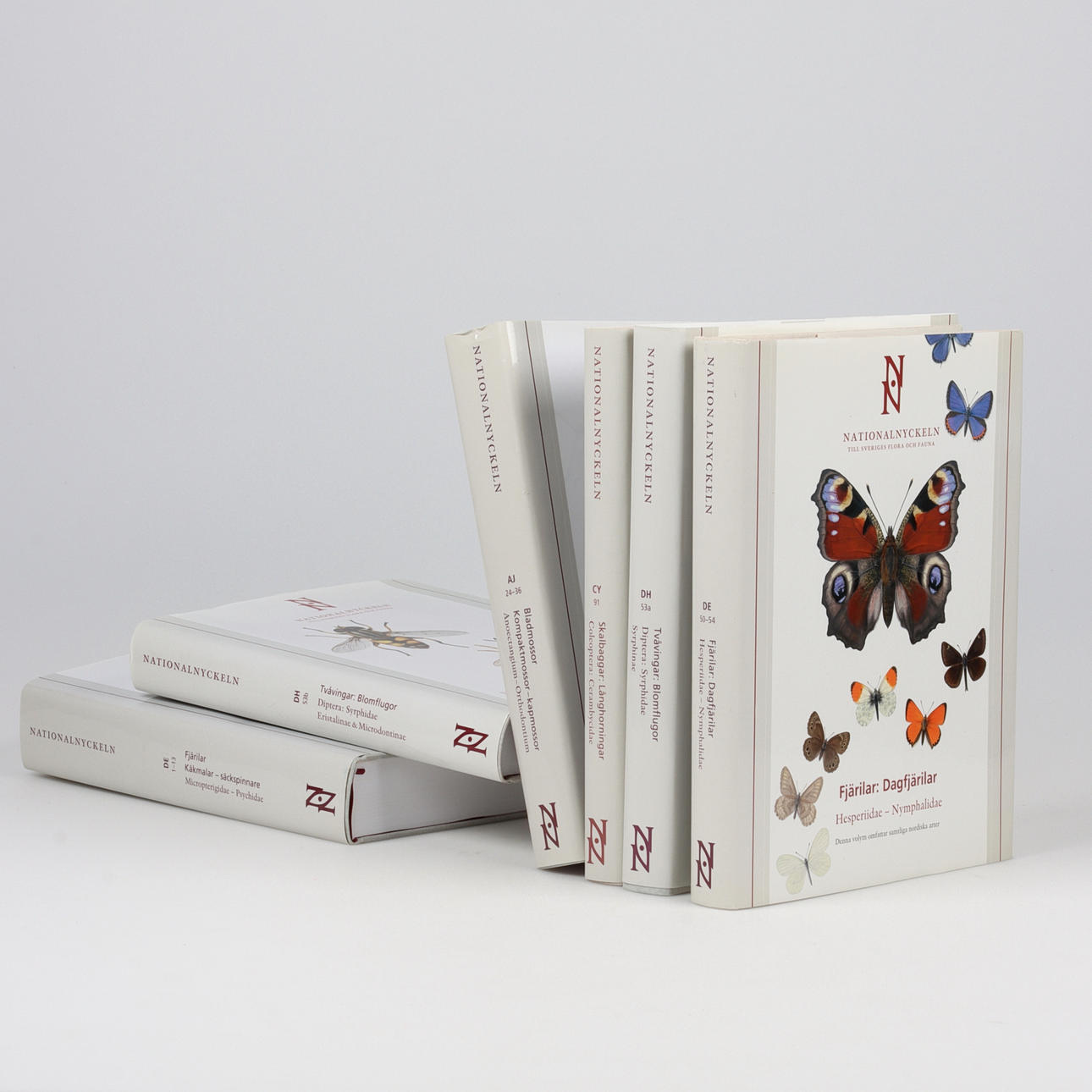 BOOKS, 6 volumes, “The national key - to the flora and fauna of Sweden ...