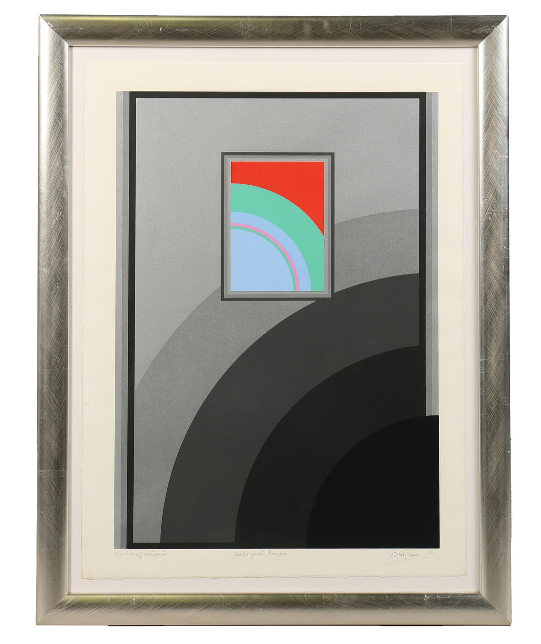 ANTHONY BENJAMIN (BRITISH, 1931-2002) 'NOAH'S GREAT RAINBOW'. Art ...