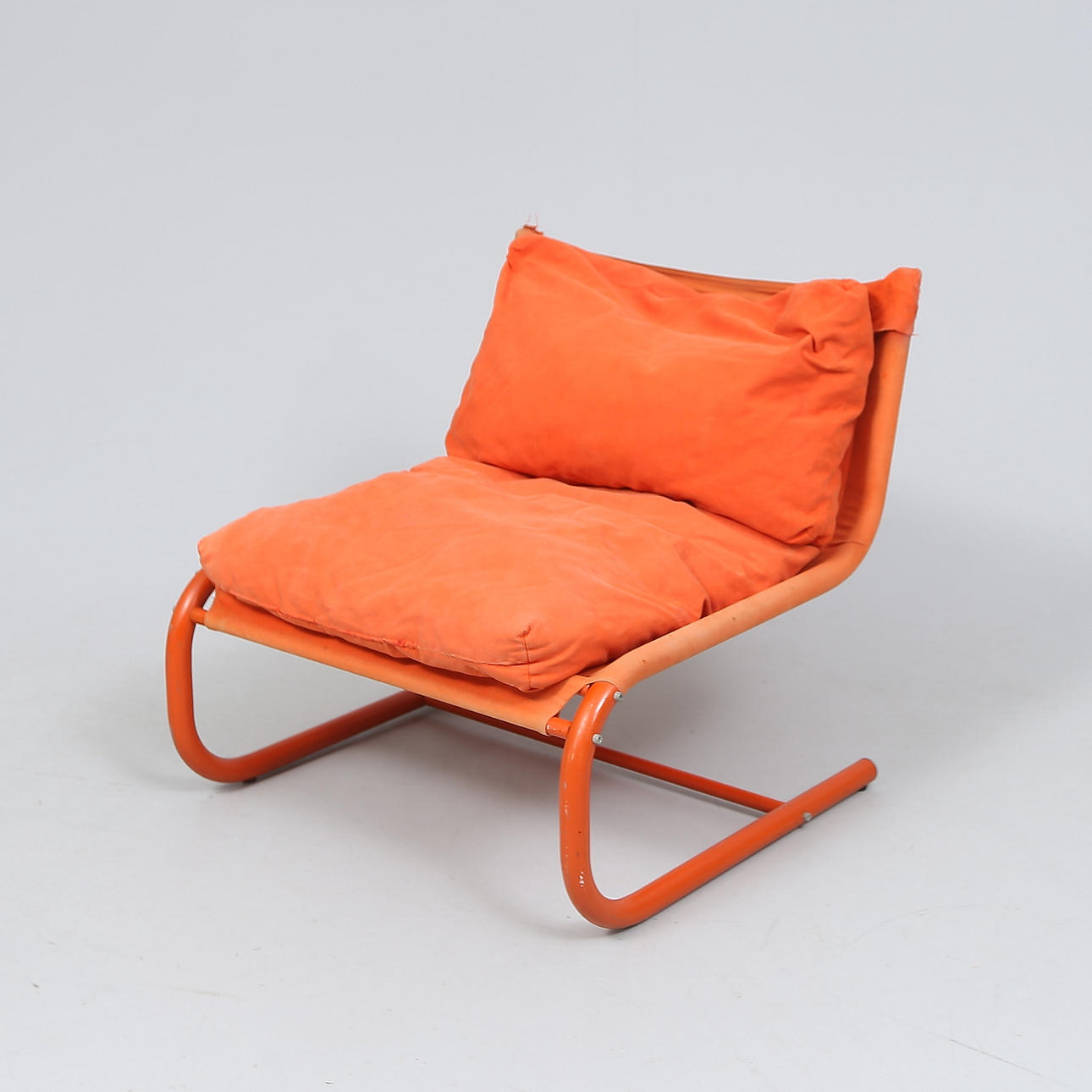 JAN DRANGER & JOHAN HULDT. steel tube armchair, “Stuns”, 1970s ...