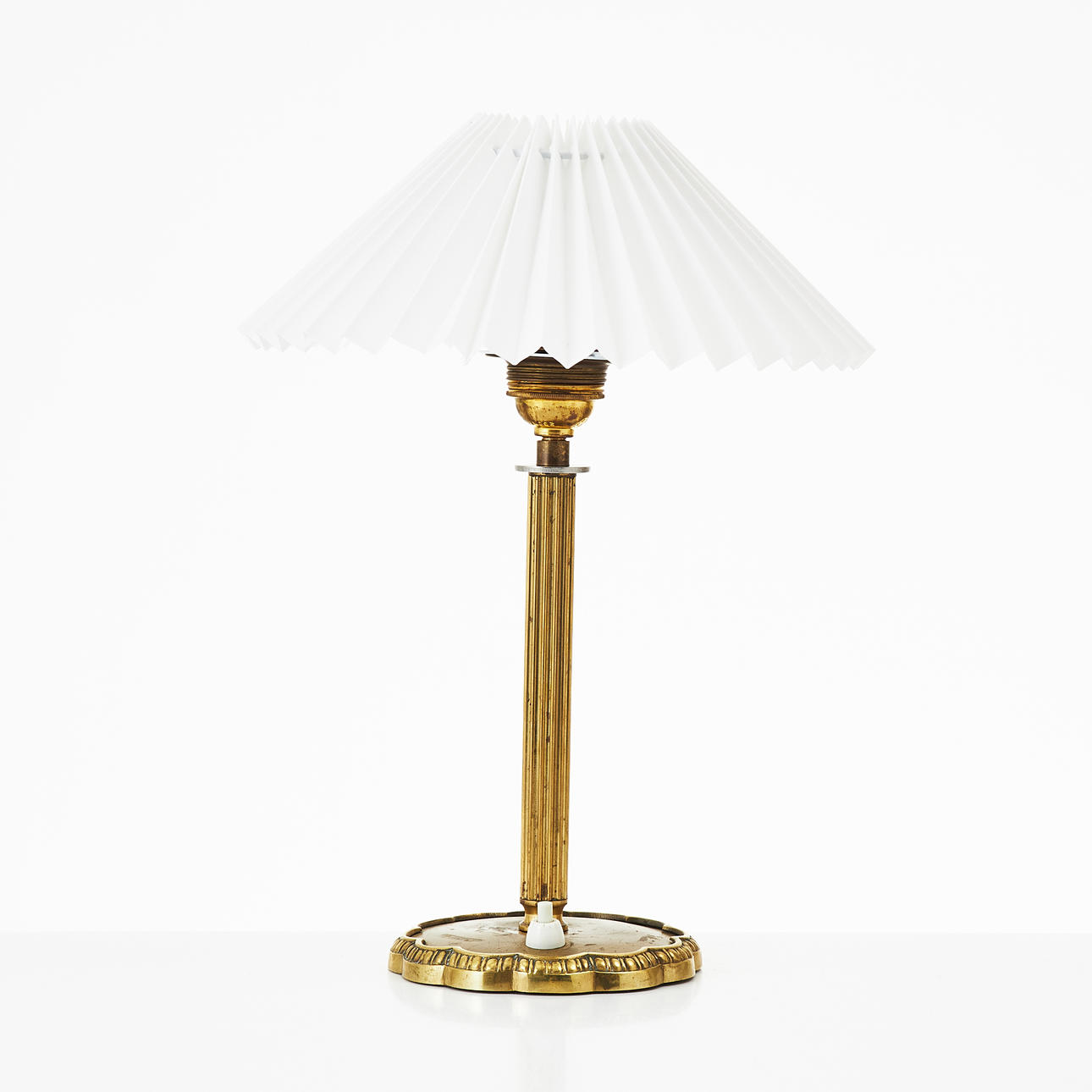 EDVARD HAGMAN. Table lamp, Norrköping 1940s, model 3704, brass ...