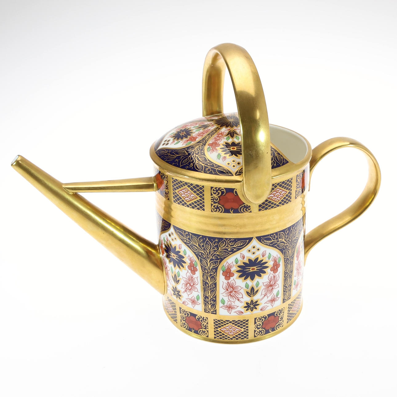 ROYAL CROWN DERBY BONE CHINA OLD IMARI SOLID GOLD BAND PATTERN LARGE ...