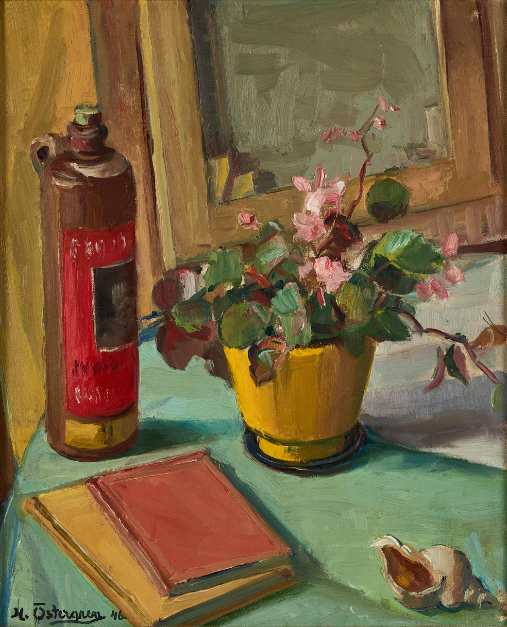 AUGUST HARALD ÖSTERGREN (1888-1974). Stilleben, signerad och daterad H ...