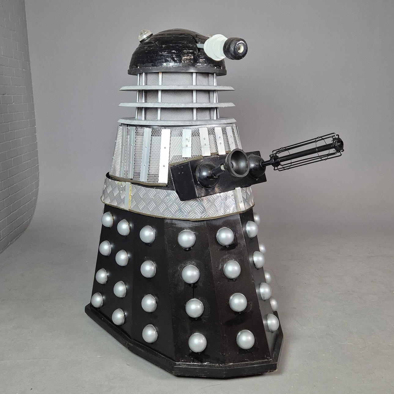 DR WHO, LARGE LIFE-SIZE DALEK, SIGNED BY PAUL MCGANN & COLIN BAKER ...