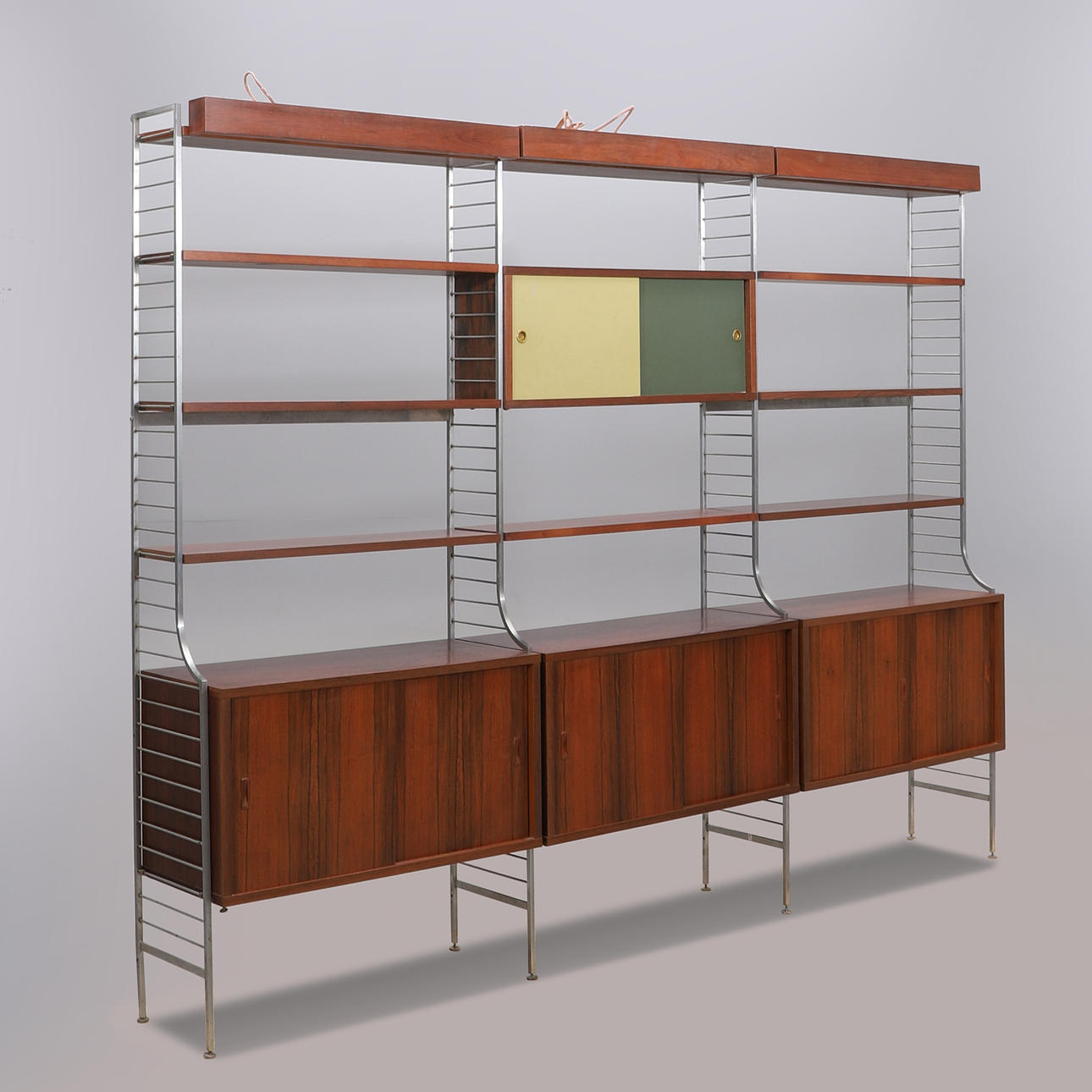 KAJSA & NILS STRINNING. A shelf system, “Continental”, 1960s. Furniture ...