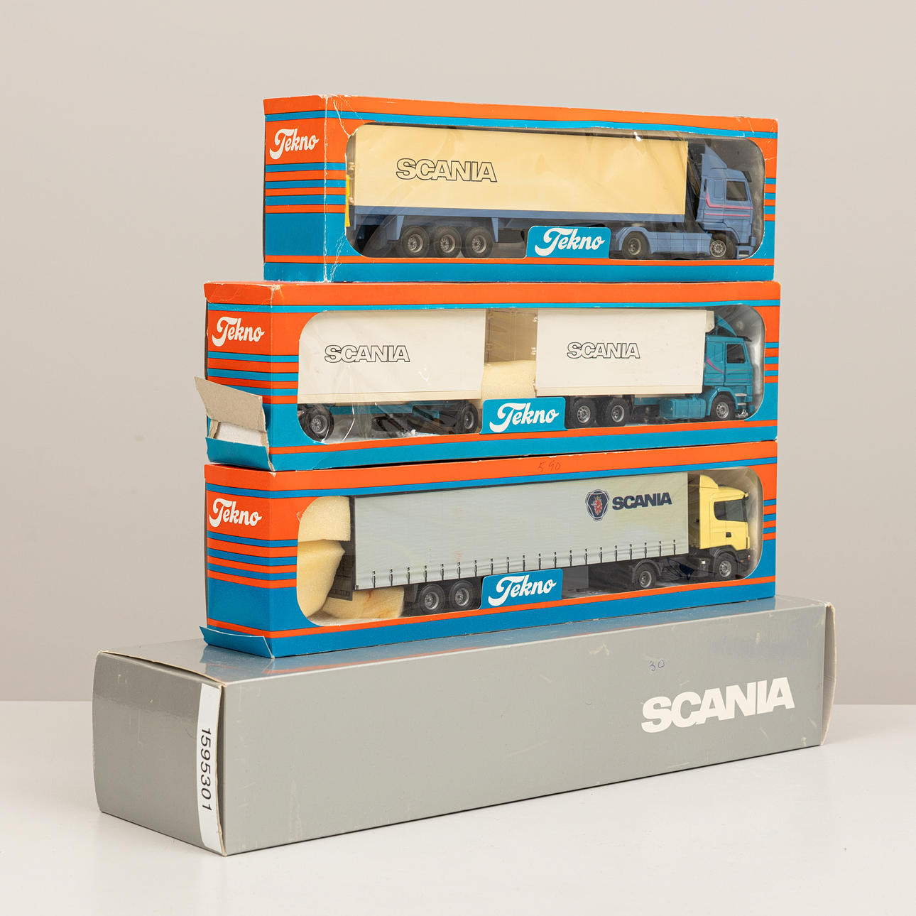 TEKNO, Scania Vabis 3 Trucks, Holland, 1980er Jahre und PAUL'S MODEL ...