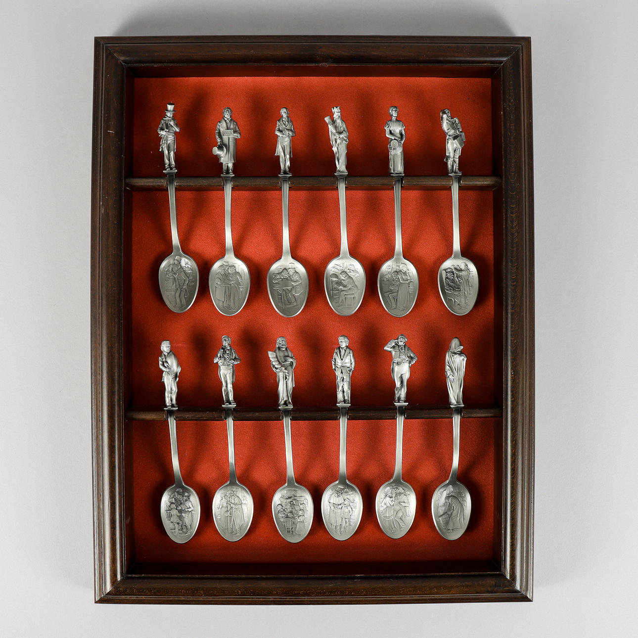 SPOONS 12 pcs Charles Dickens “A Christmas Carol”, Philip Nathan ...