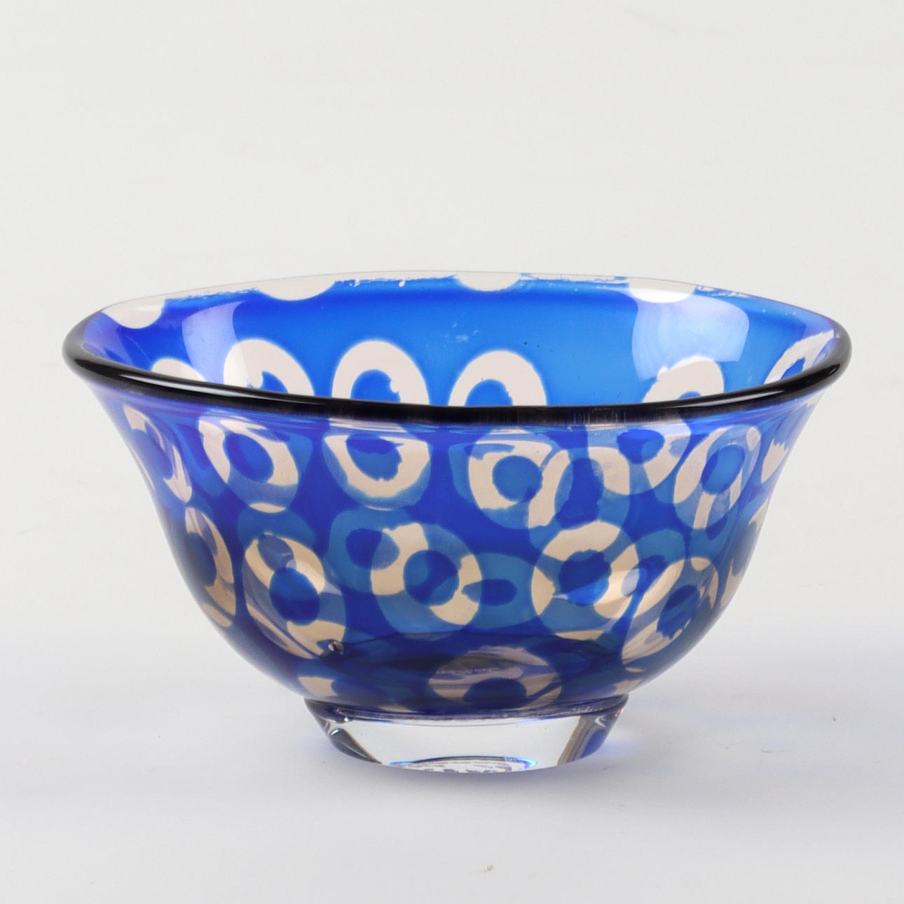 EDWARD HALD. Bowl, glass, grail, signed, Orrefors. Glass - Art glass ...