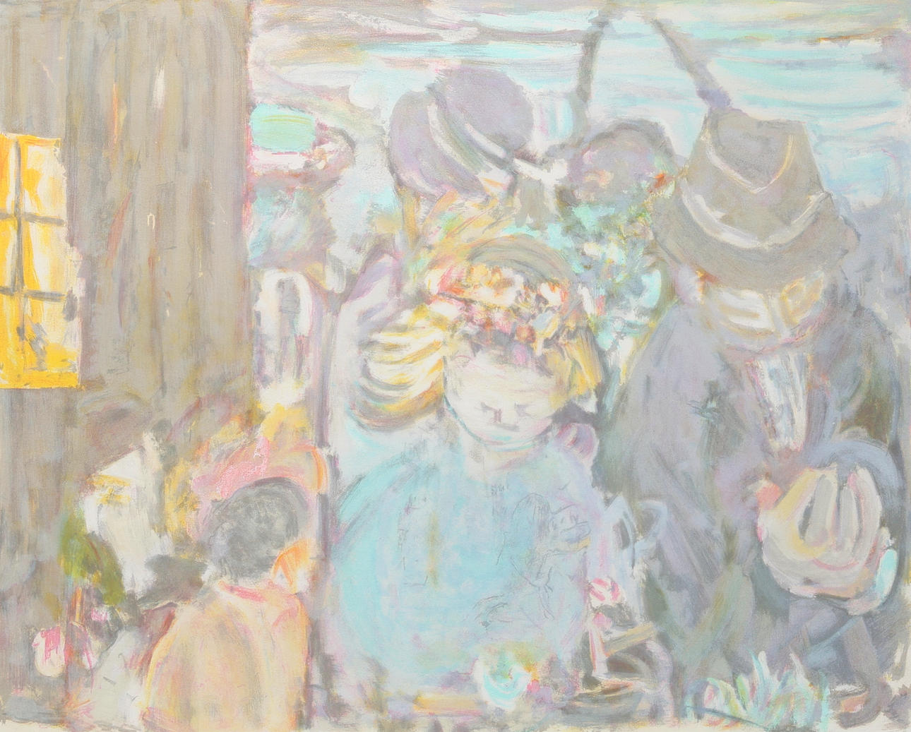 RAGNAR PERSON. Lithograph in colour, “Smålandsminne”, signed and ...