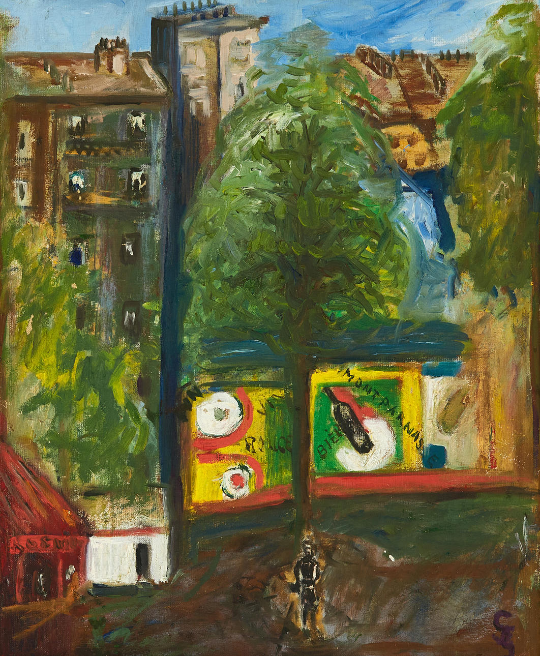 SVEA GENBERG-LARSSON (1895-1987), Montparnasse - Paris, monogram signed ...