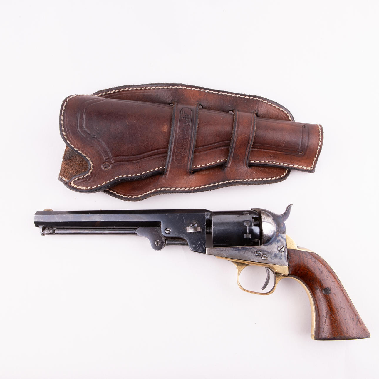 SLAGLÅSREVOLVER, Manhattan Arms navy model, USA, 1800-tal. Vapen ...