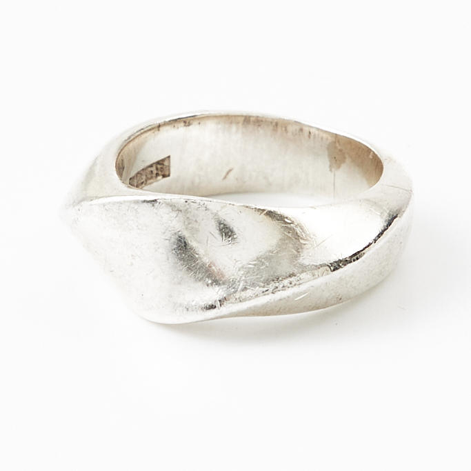 HANS HANSEN, ring sterlingsilver för Georg Jensen, Danmark. Smycken ...