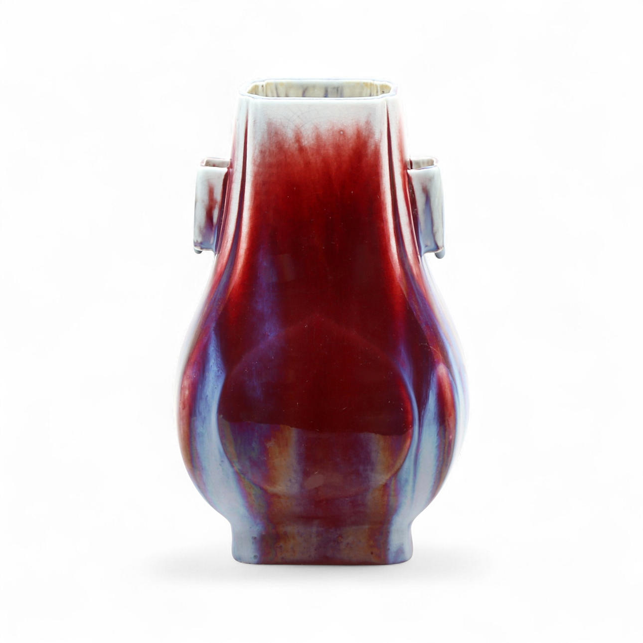 Chinese “Flambé” porcelain vase, from the beginning of the 20th century ...