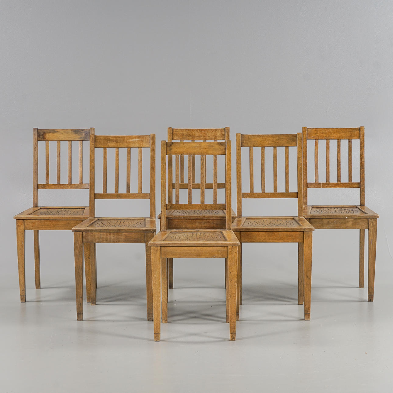 6 chairs, Rud Rasmussen, Denmark, Early 20th century. Furniture ...