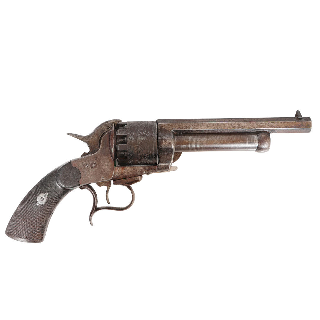 LE MAT 10-SCHUSS-REVOLVER IM KALIBER 0,42. Waffen & Militaria ...