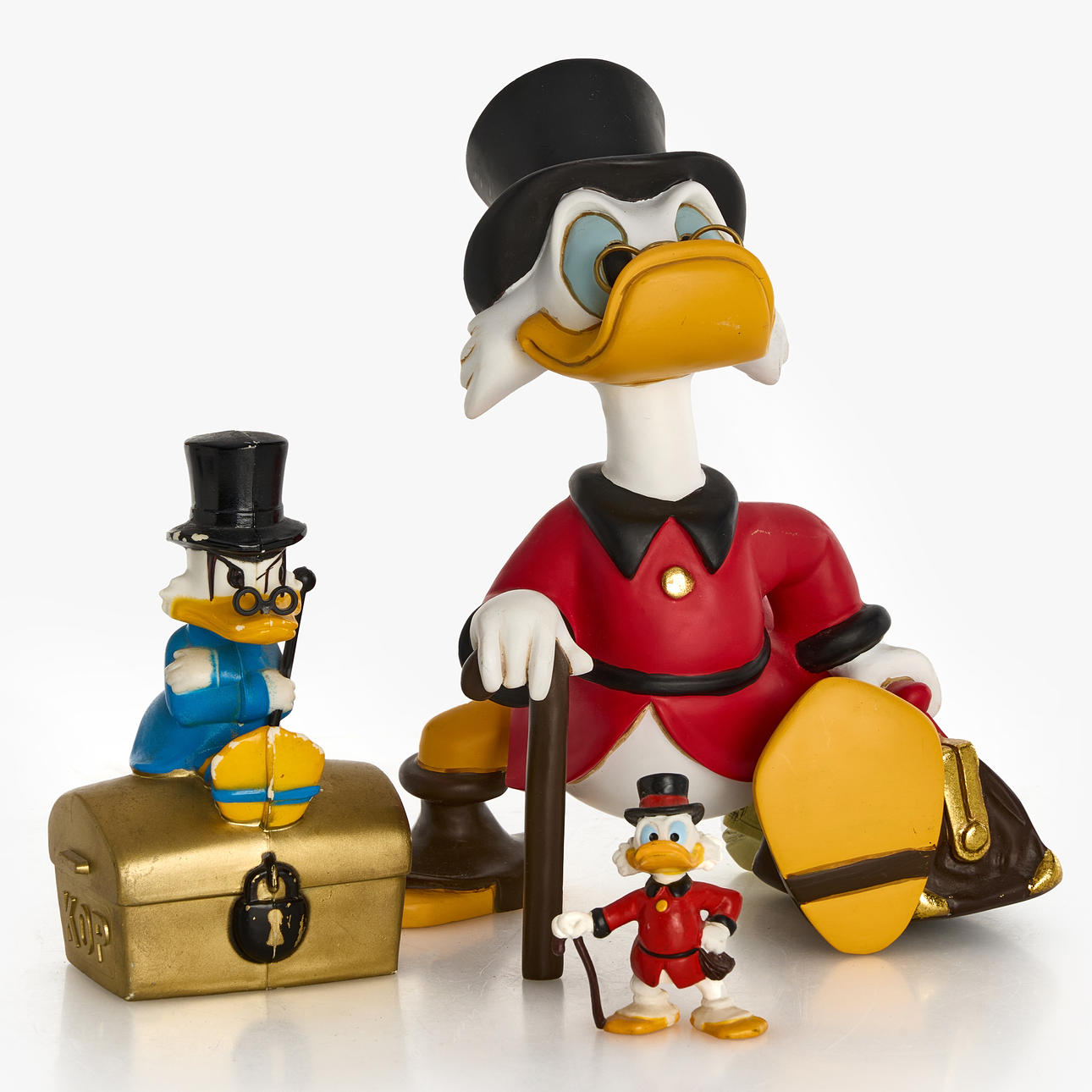 Three figures, Joakim von Anka, Disney, second half of the 20th century ...