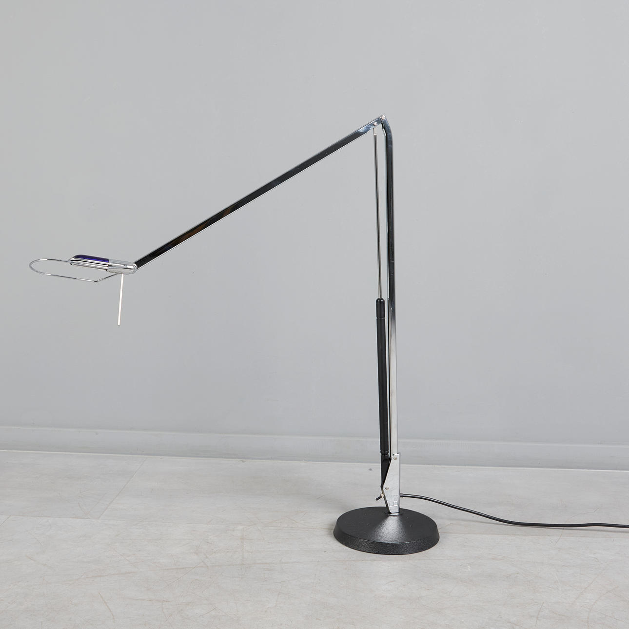 BENJAMIN THUT. Belux, floor lamp/lamp, model 'Lifto', aluminium, chrome ...