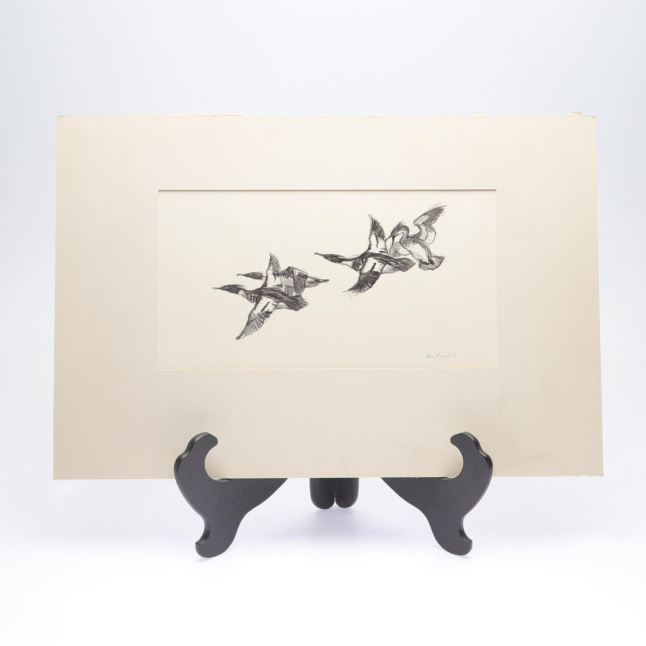 STEN REGNELL. charcoal drawing, signed. Art - Drawings - Auctionet