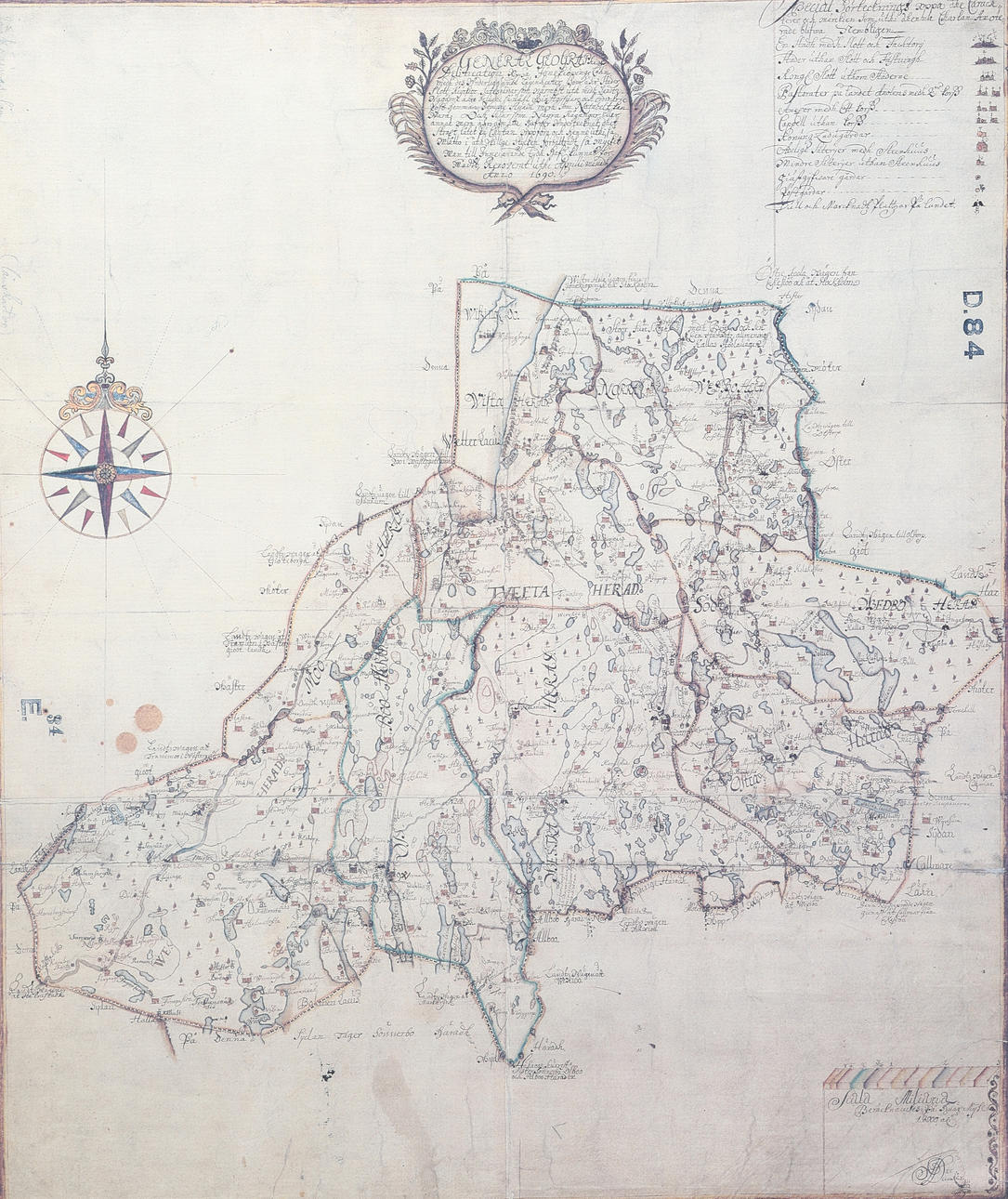 MAP. Jönköping, print. Art - Engravings & Prints - Auctionet