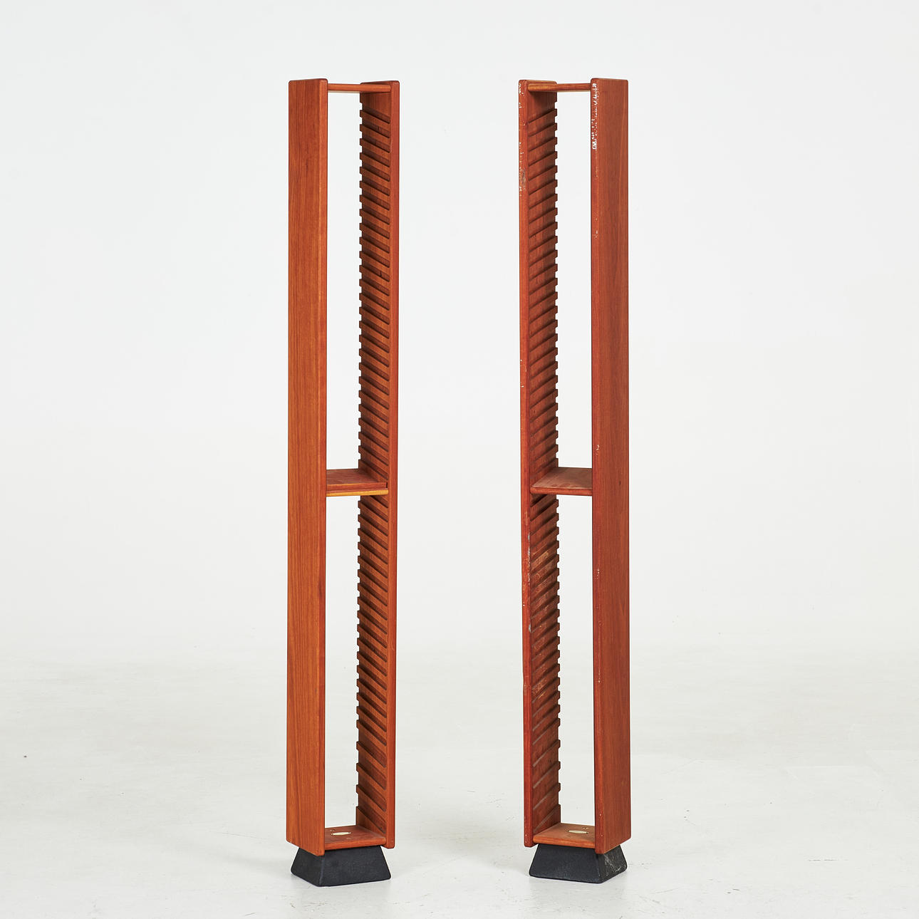 CD STAND. 1 pair, City Furniture, Tibro, teak, later part of the 20th ...