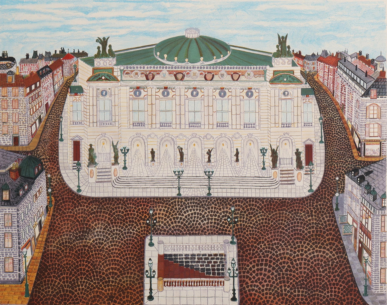ARVID WIDERBERG. PARIS OPERA. Art - Paintings - Auctionet
