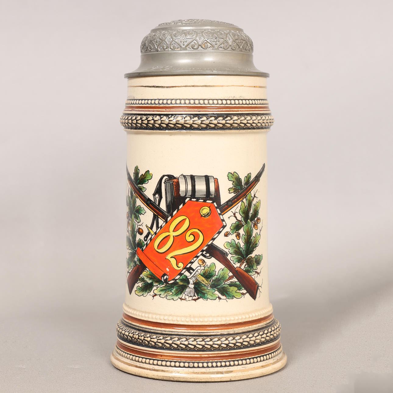 A WORLD WAR ONE GERMAN MILITARY UNIT BEER STEIN. Weapons & Militaria ...