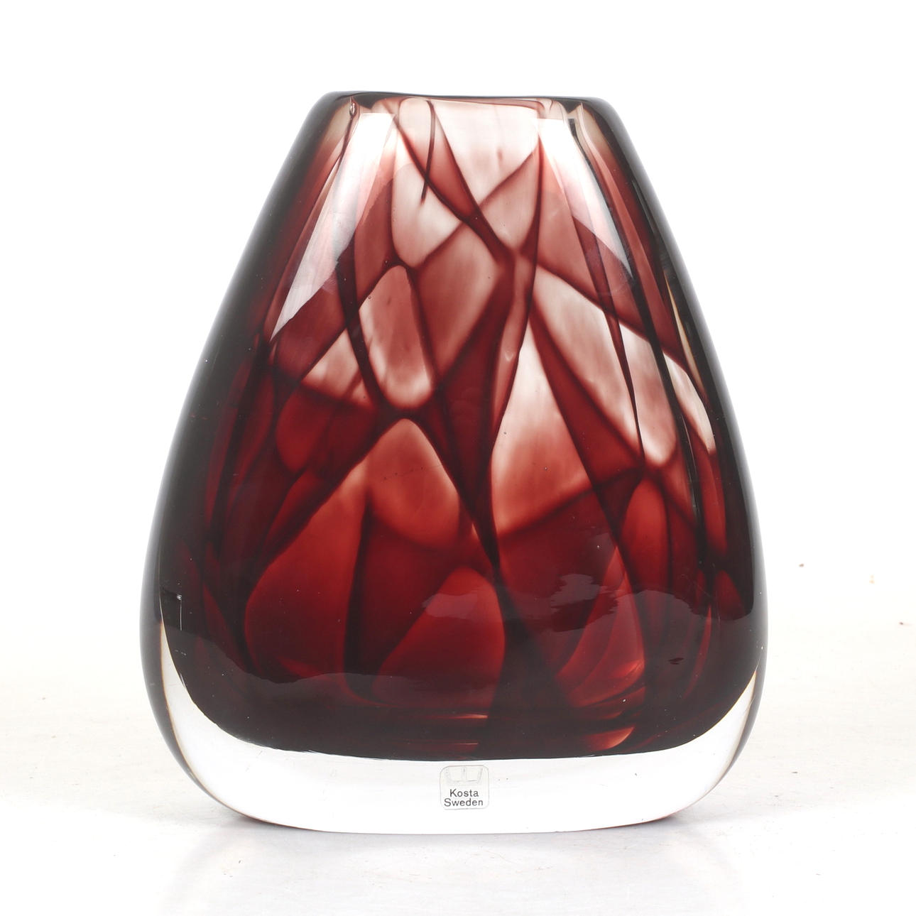 VICKE LINDSTRAND. Vase, “Colora”, glass, Kosta. Glass - Art glass ...