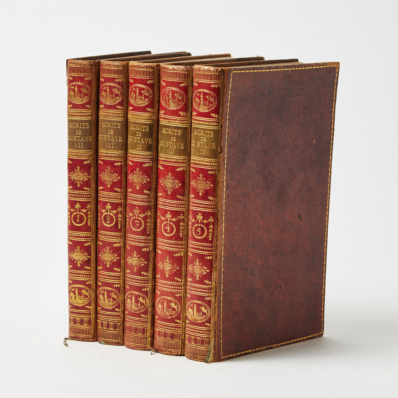C. CRONSTEDT'S COPY OF GUSTAV III'S COLLECTIION DES ÉCRITS... I.V ...