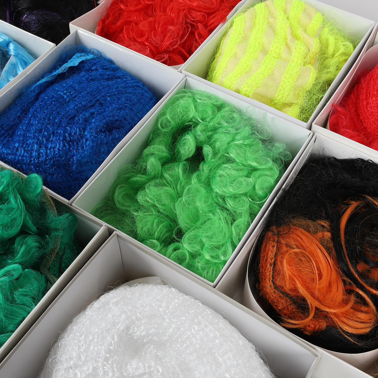 A set of 14 masquerade wigs, 1900/2000s. Vintage & Designer Fashion ...