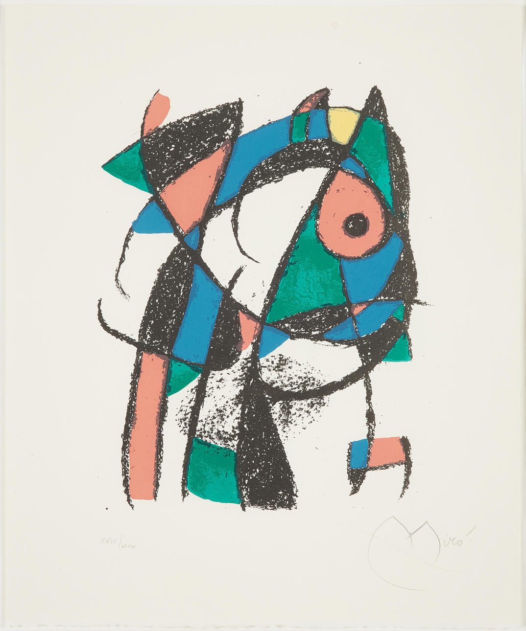 JOAN MIRÓ. "Miró Lithograph II". Konst - Grafik - Auctionet