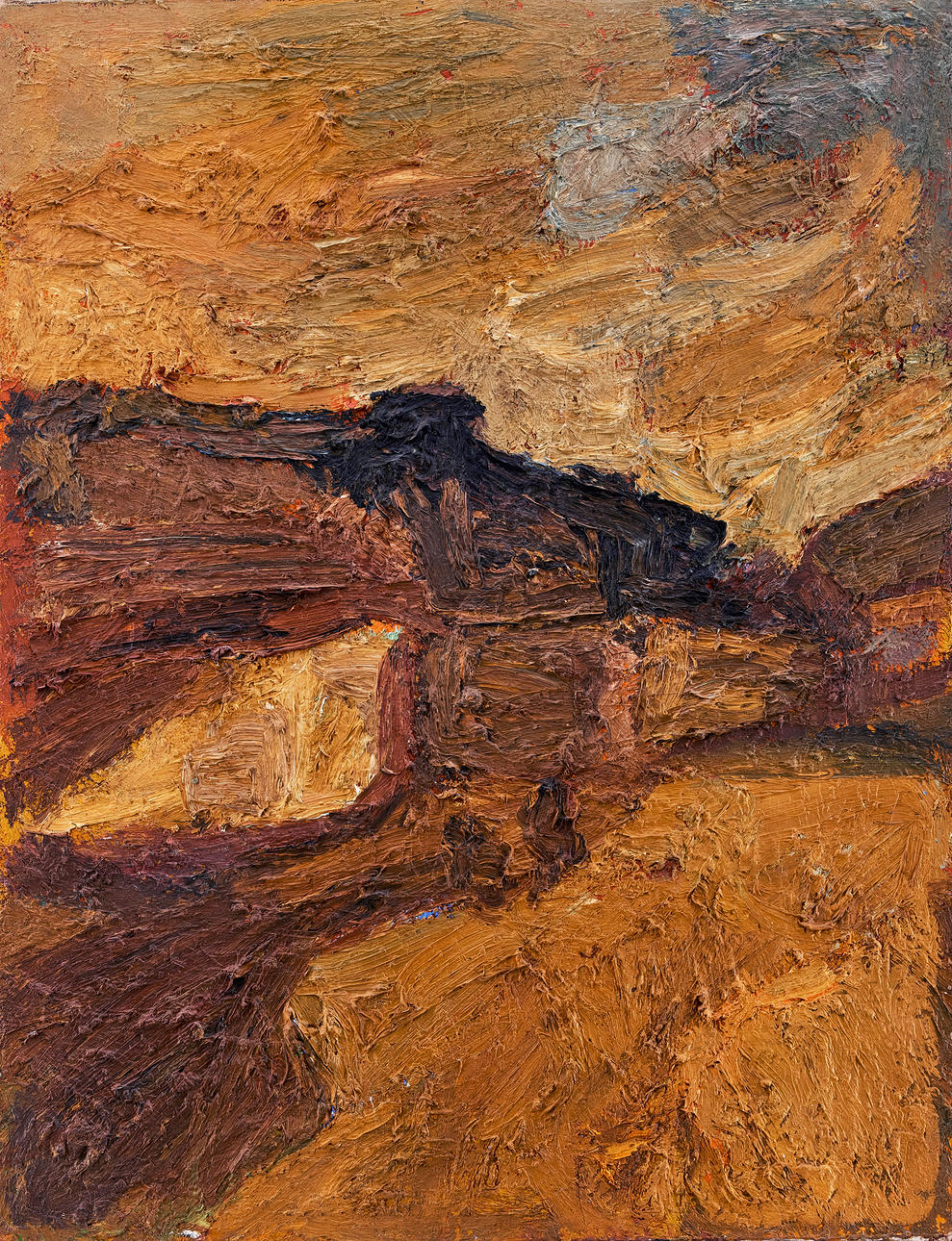 EVERT LUNDQUIST. ”Gatan”. Konst - Måleri - Auctionet