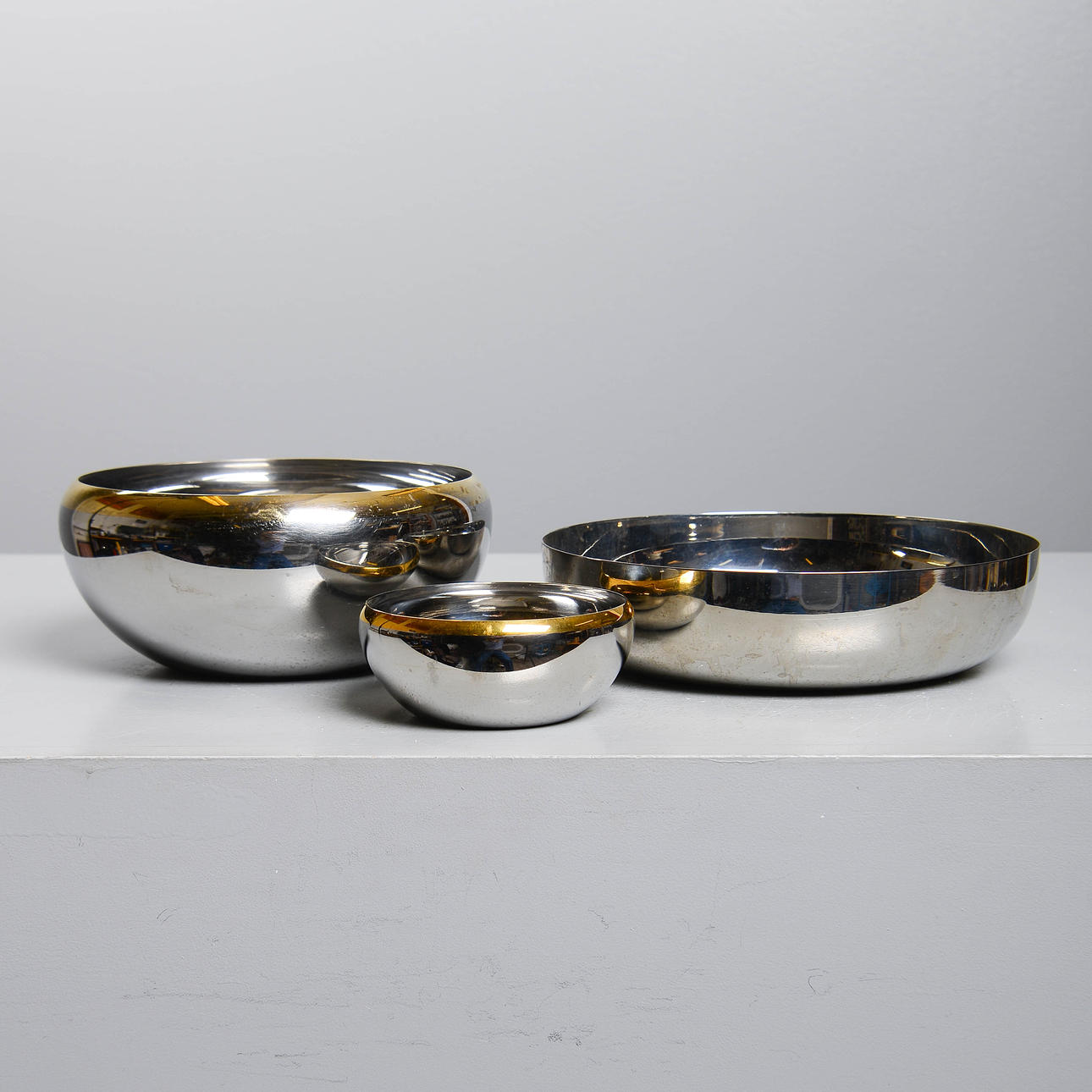 JASPER MORRISON. Skålar, 3 st, rostfritt stål, Alessi. Silver & Metall ...